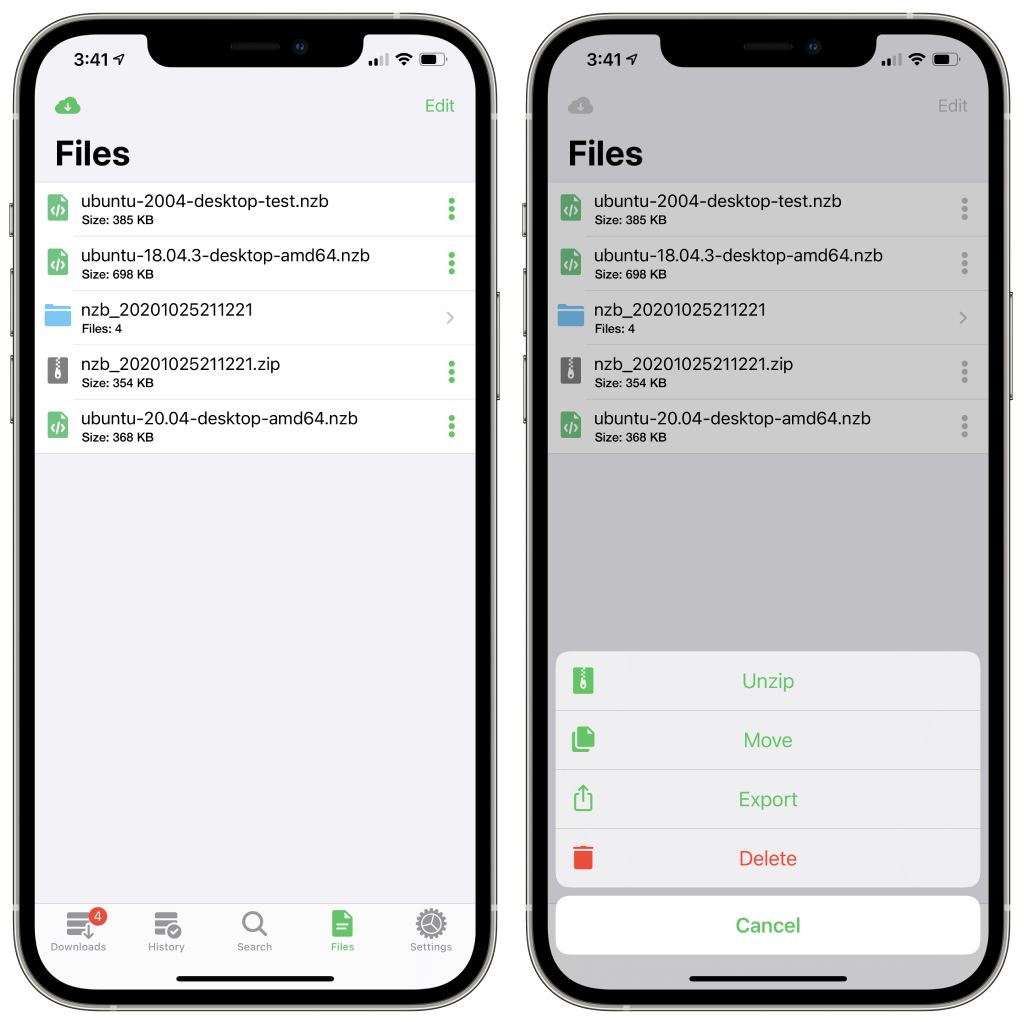 The best iOS app for NZBGet | NZBClient